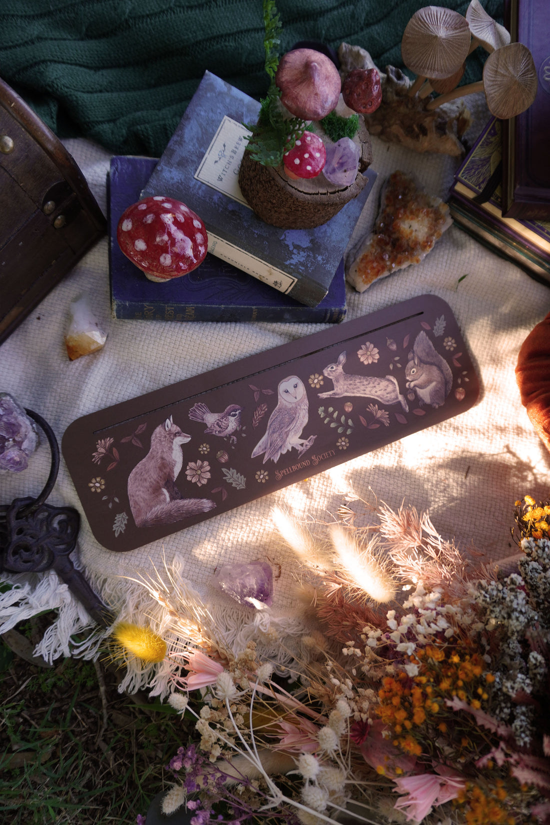 Woodland Animals Tarot Card Holder Oracle Card Holder – Spellbound Society
