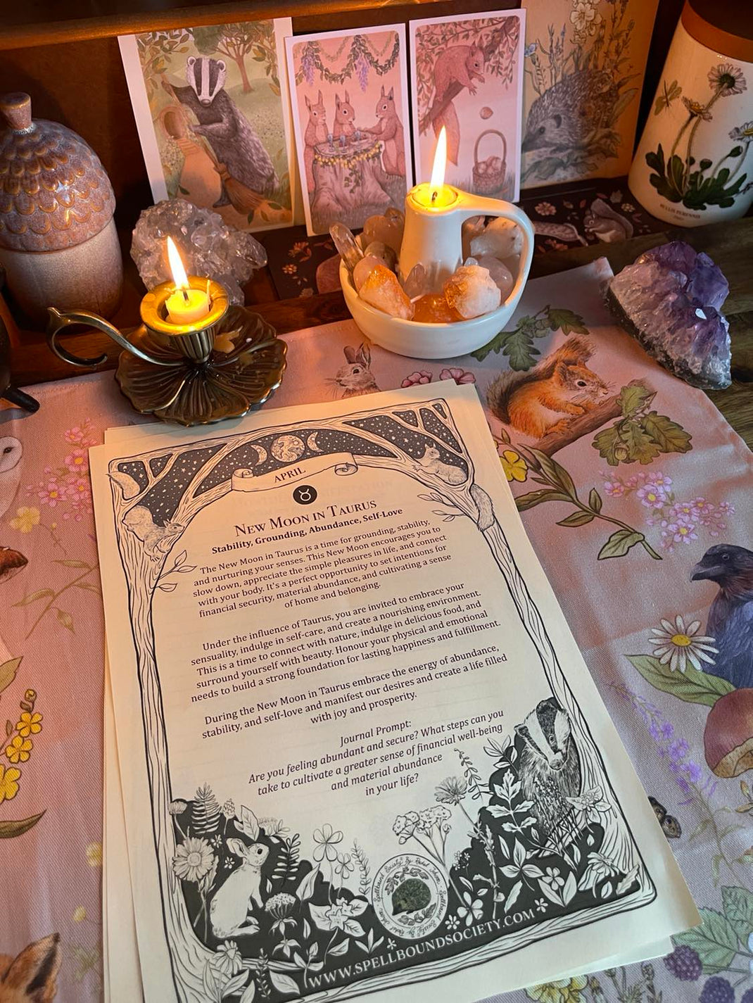 Moon phases for April – Spellbound Society