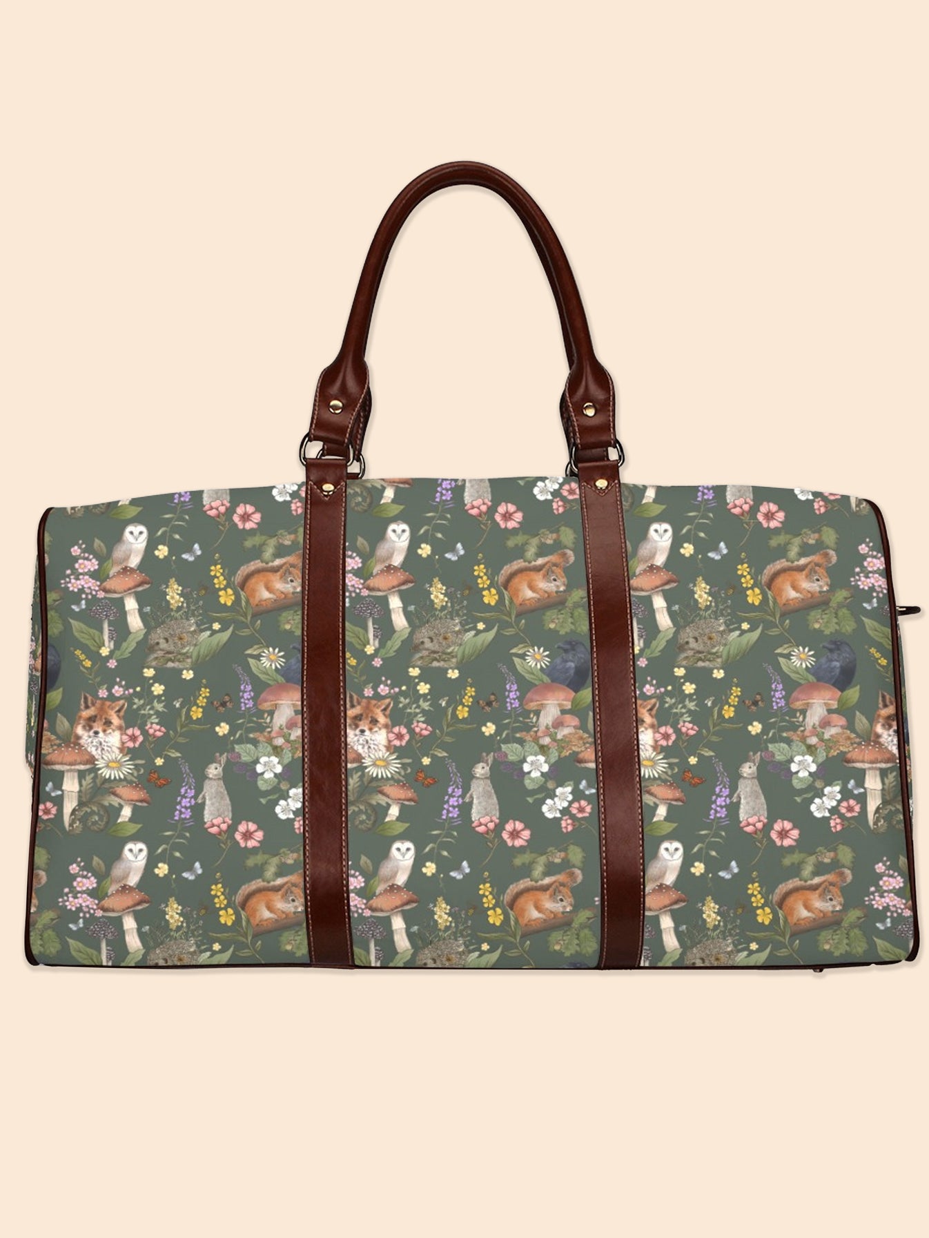 Woodland Animals Waterproof Travel Bag – Spellbound Society