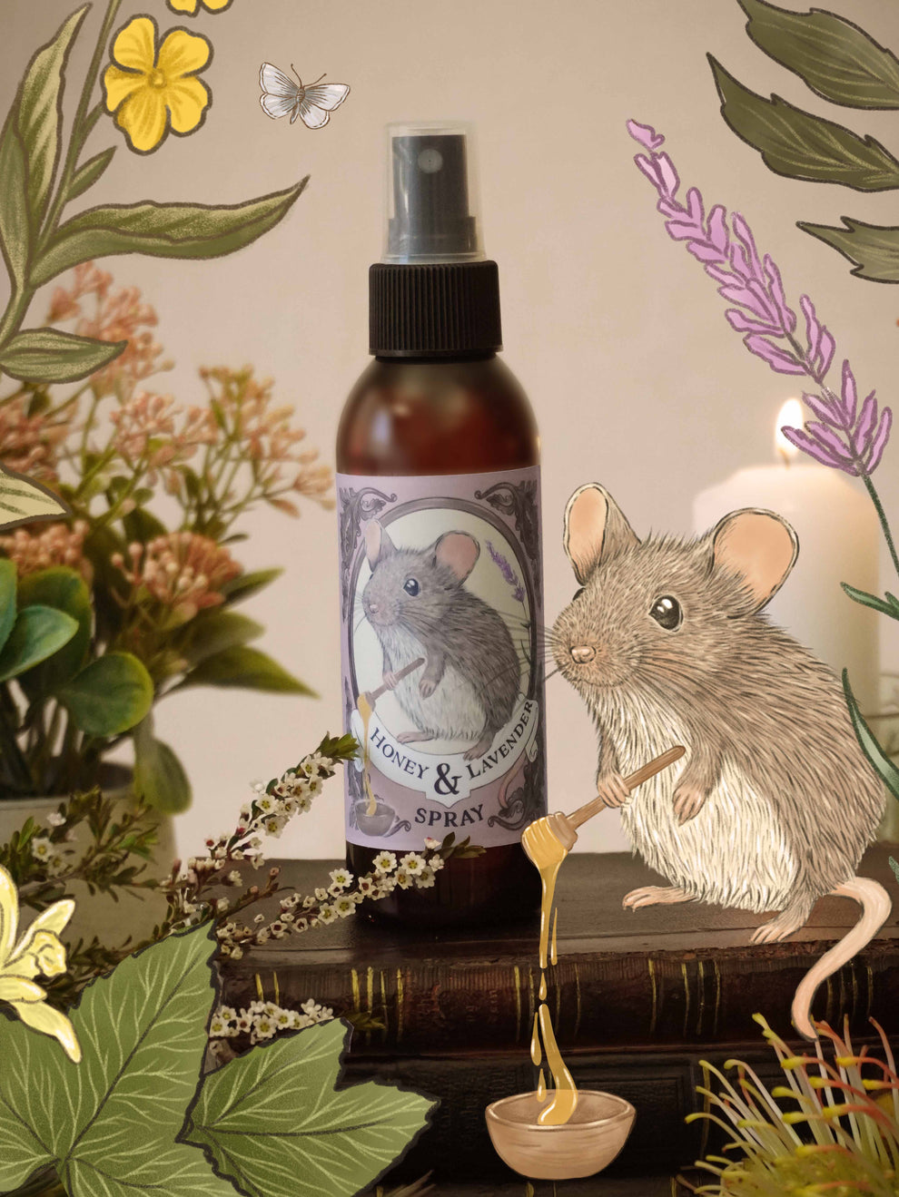 Honey and Lavender Mouse Room Spray – Spellbound Society